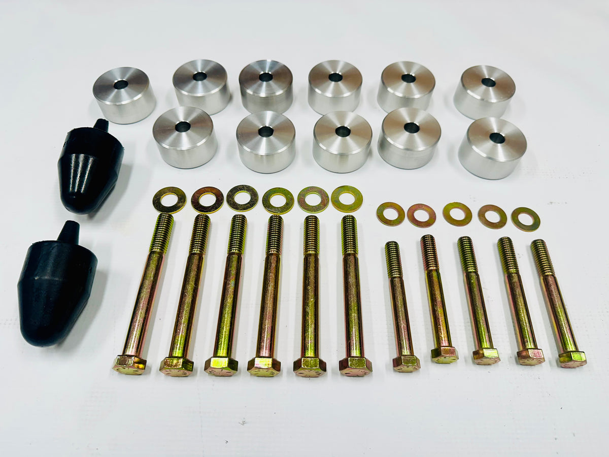 1" Body Lift Kit for Jeep TJ & LJ Wrangler – Varozza 4x4 Outfitters